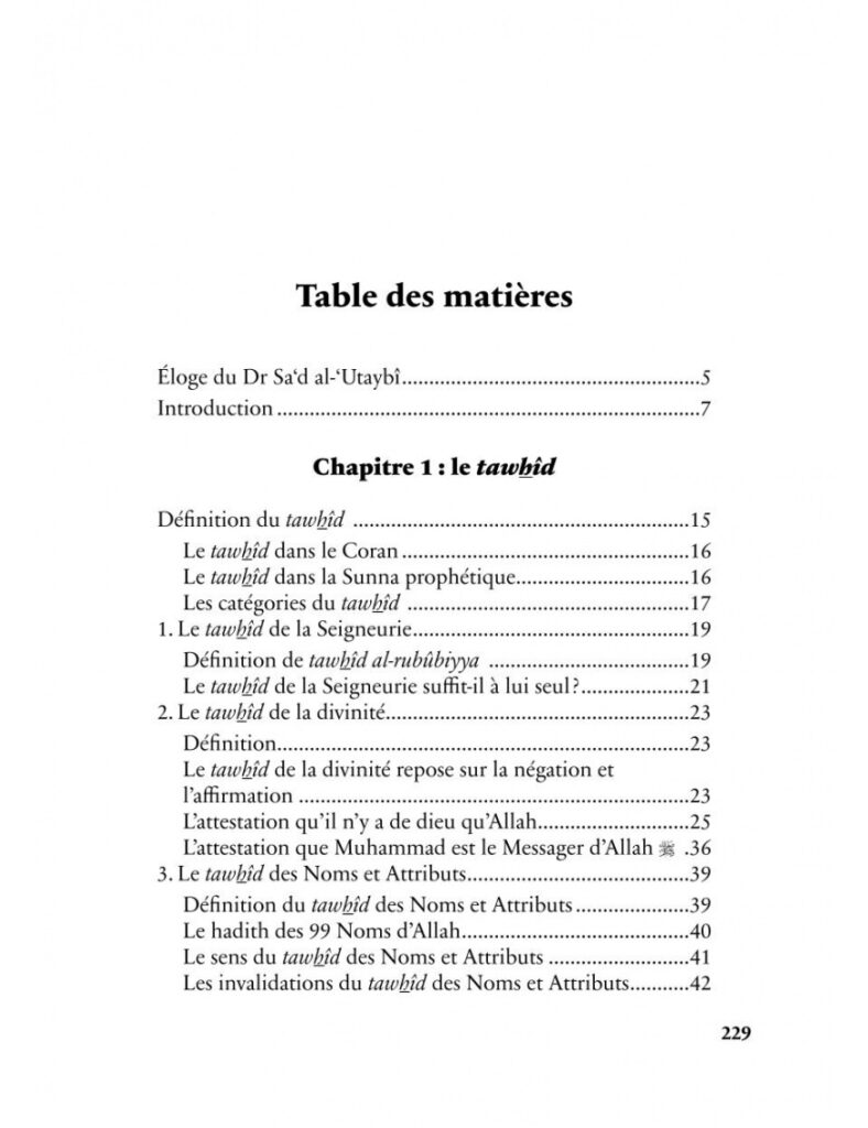 Tawhid facile - Iqra Belgium